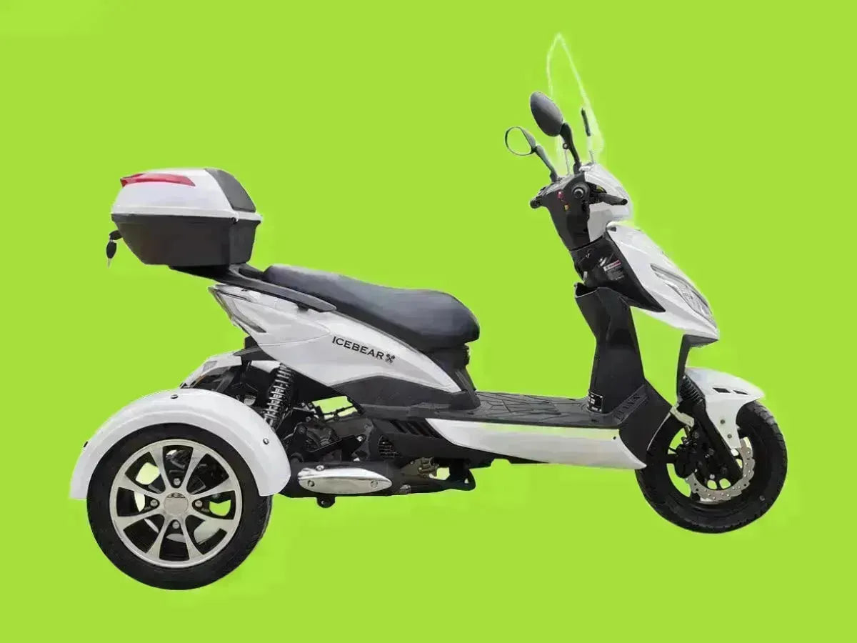 Road Legal Icebear Three wheeled Trike 50cc Scooters with delivery – Q9 ...