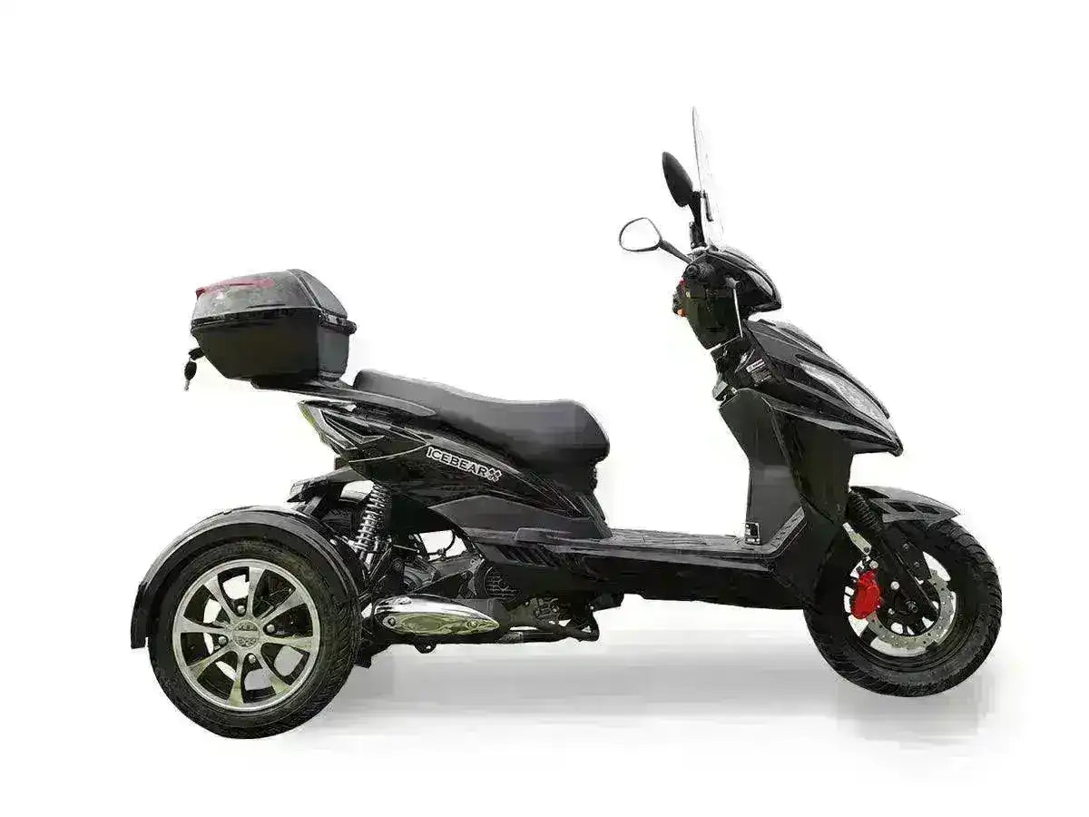 Road Legal Icebear Three wheeled Trike 50cc Scooters with delivery – Q9 ...