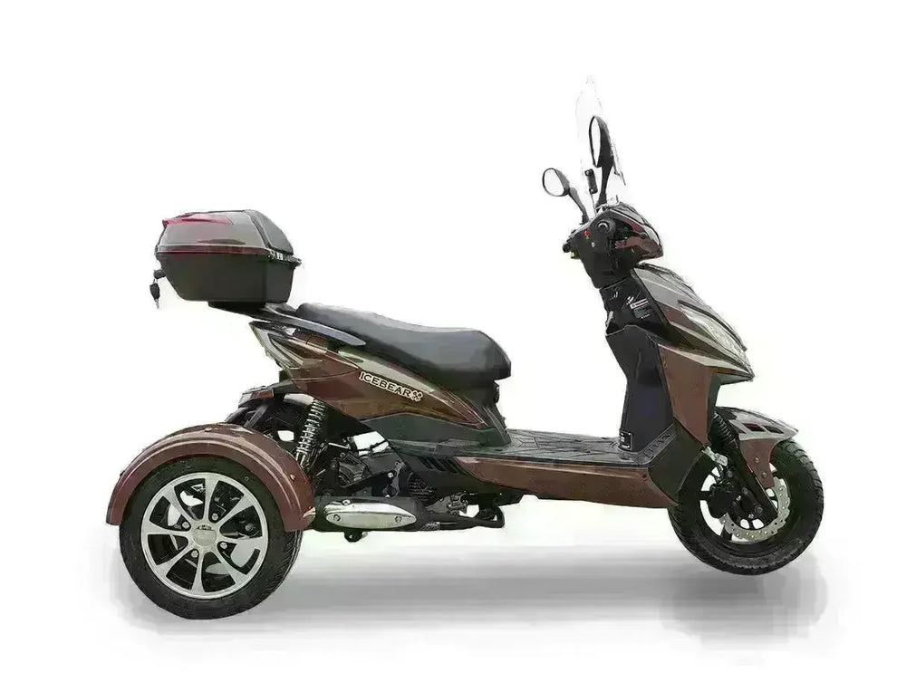Road Legal Icebear Three wheeled Trike 50cc Scooters with delivery – Q9 ...